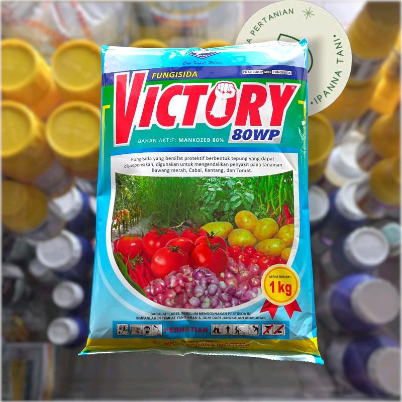 FUNGISIDA VICTORY 80WP – PENGENDALI DAN PEMBASMI PENYAKIT TANAMAN 1KG ...