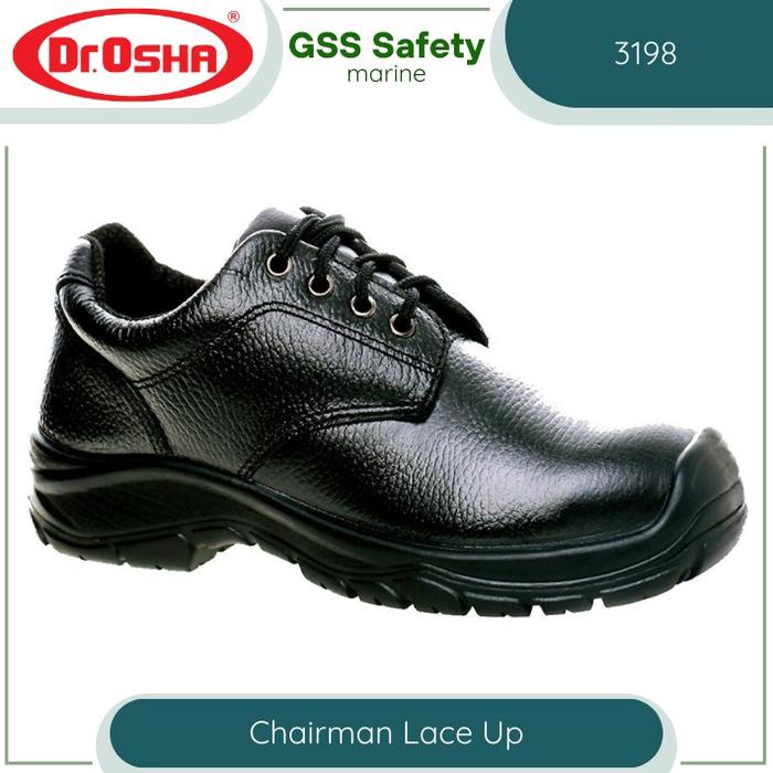 Jual Dr OSHA Safety Shoes Chairman Lace Up 3198 - Sepatu Safety Size 38 ...