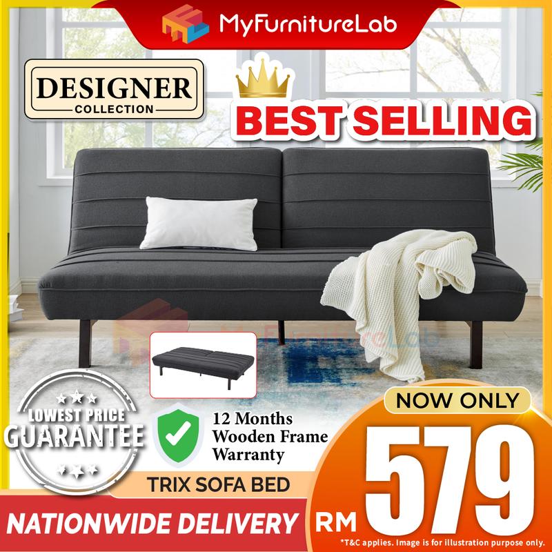 【READY STOCK】:TRIX 3 Seater Sofa Bed Katil Sofa Murah Foladble - TikTok ...