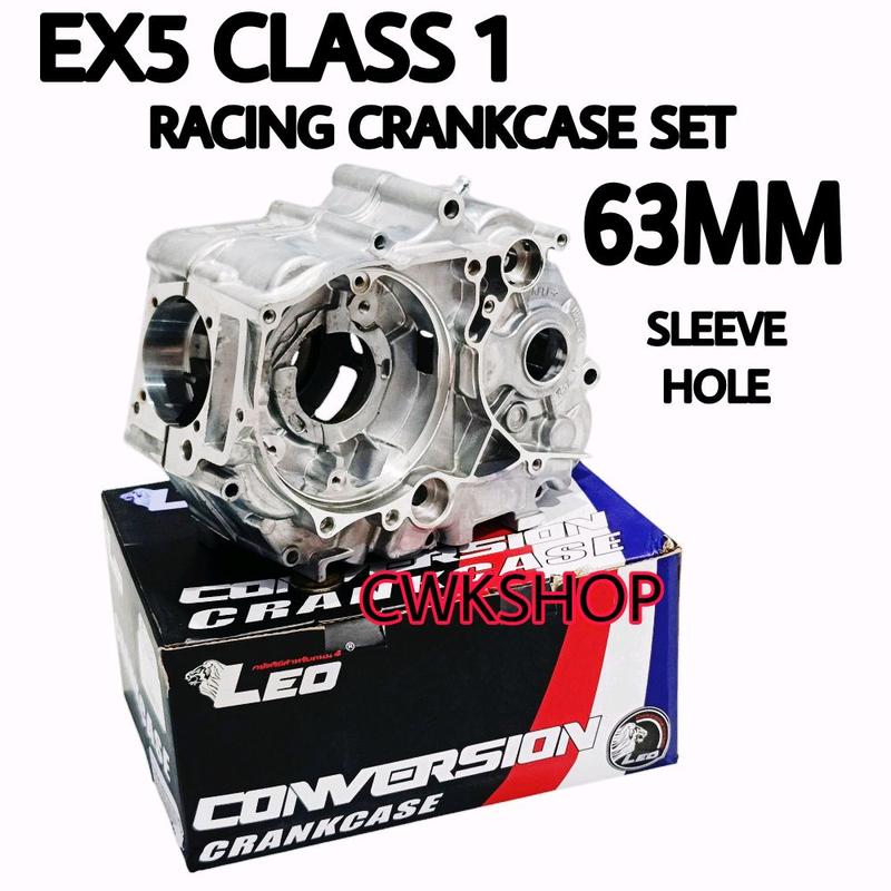 EX5 CLASS 1 CRANKCASE SET L/R 63MM SLEEVE HOLE LEO Motorcycle - TikTok ...