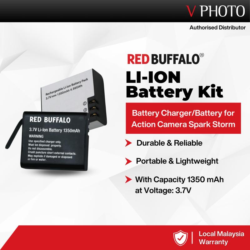 Red Buffalo 1350mAh Li-ion battery for Red Buffalo Storm/Spark - TikTok ...