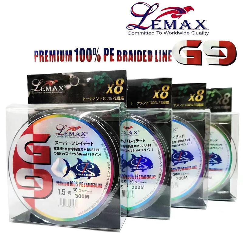 [READY STOK] LEMAX G9 PREMIUM 100% PE 8X BRAIDED FISHING LIN - TikTok ...