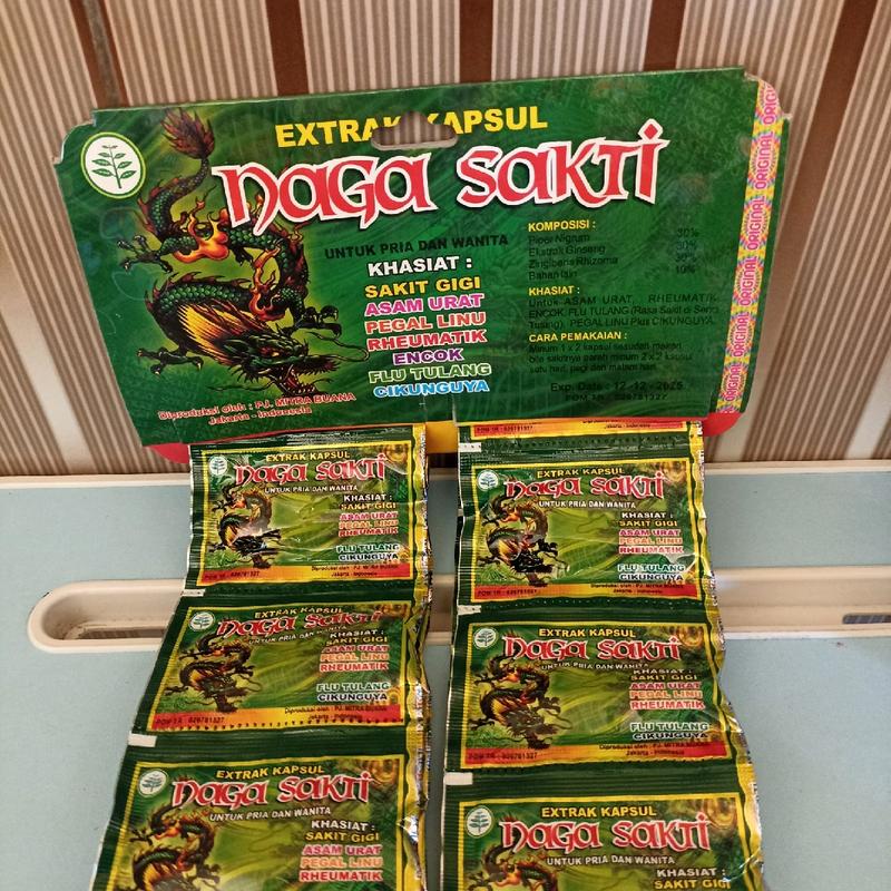 JAMU HERBAL NA-GA SA-KTI (ISI 20 SACHET) O-BAT PEG-AL LINU OBAT RHEU ...