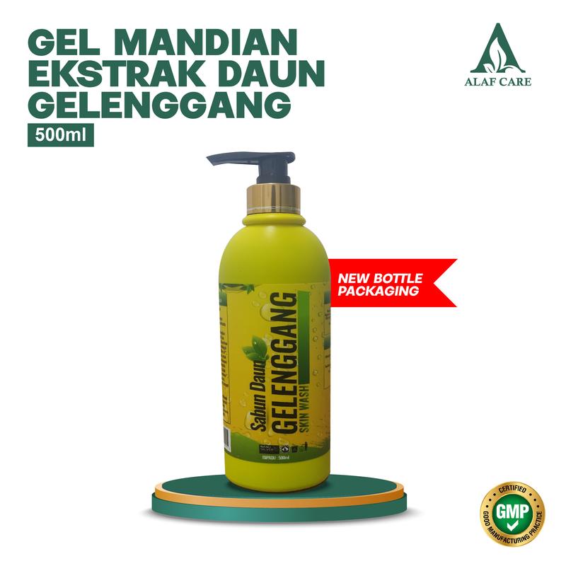 Sabun Daun Gelanggang 500ml Kulit Kering / Body Wash Daun Gelenggang ...