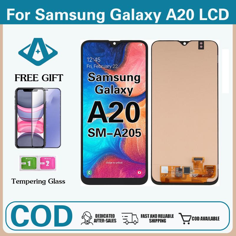 For Samsung Galaxy A20 SM-A205 LCD Touch Screen Display Assembly ...