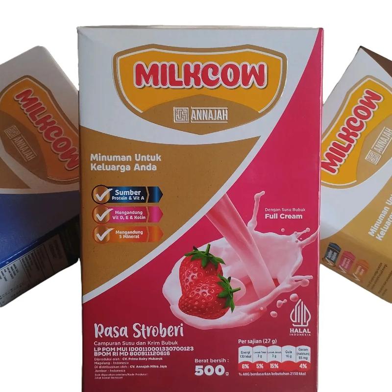 Milkcow Susu Sapi Bubuk Full Cream sudah BPOM dan Halal 500gr Minuman ...