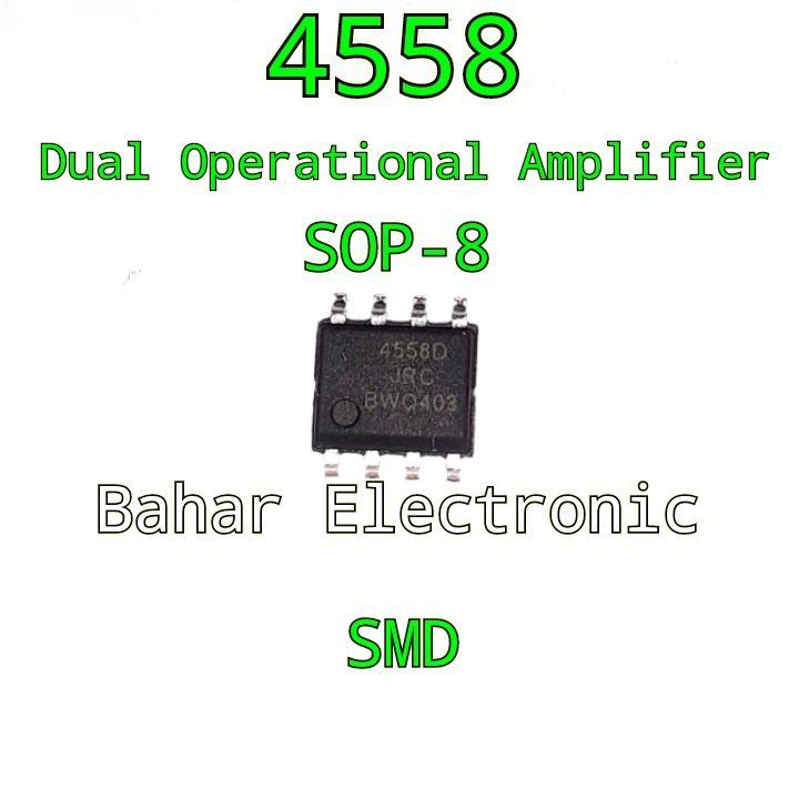 IC 4558 NJM4558 SMD SOP-8 - Shop | Tokopedia