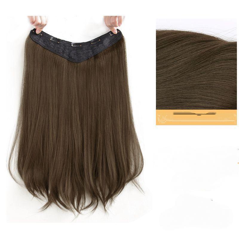 45CM Long Curled Wig Piece Women Hair Increase Volume Fluffy - TikTok ...