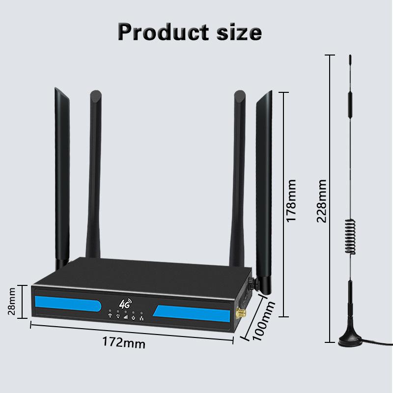 4G LTE tanpa wayar, ED123-E, Gred industri, 4G CPErouter, WiFi - TikTok ...