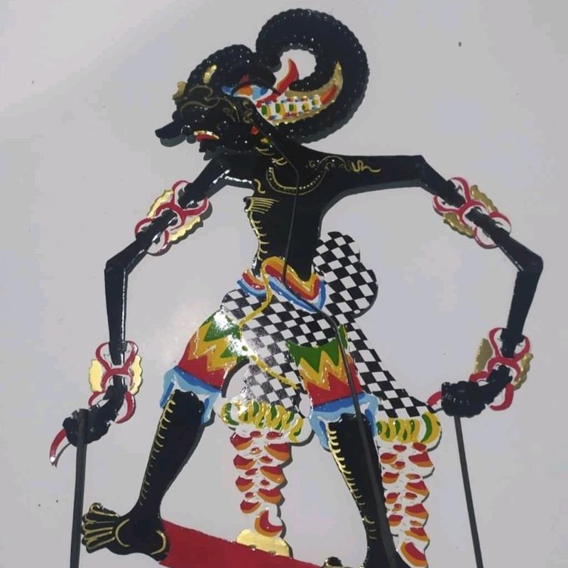 wayang Bima Werkudara hitam 60 cm - Shop | Tokopedia