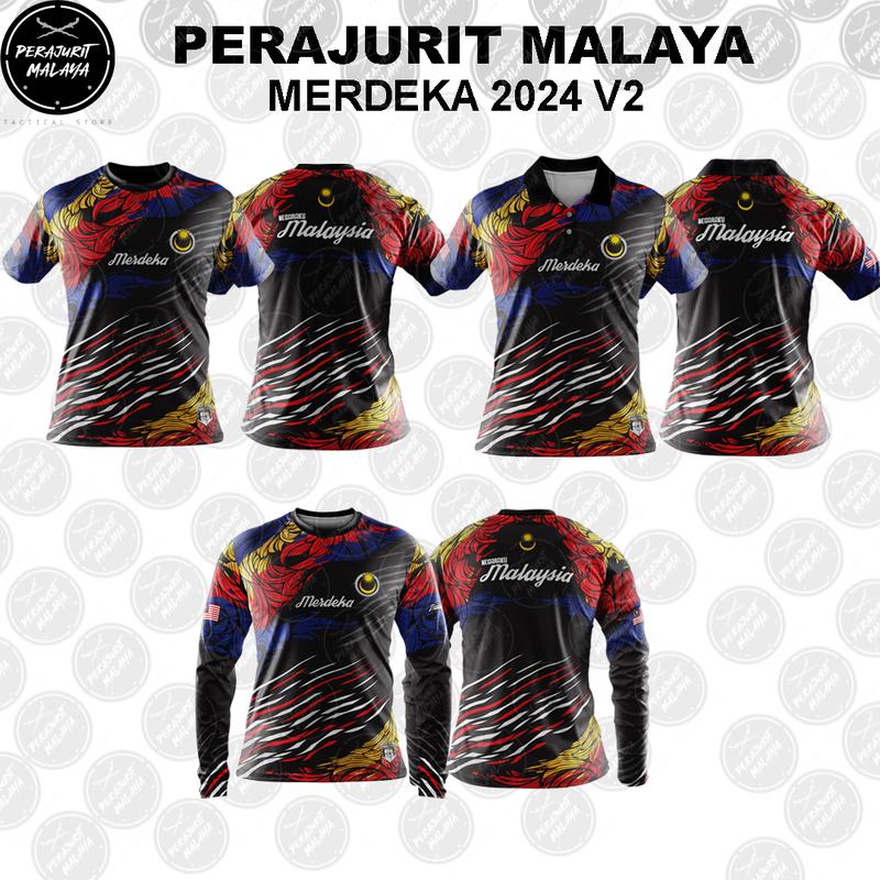 Perajurit Malaya Microfiber Sublimation Printed Round Neck long ...