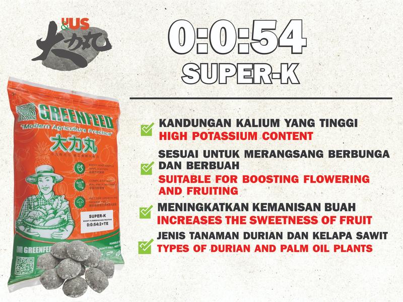 Baja BOM 1kg (0:0:54:2+TE) / Baja Potassium Tinggi / High Potassium ...