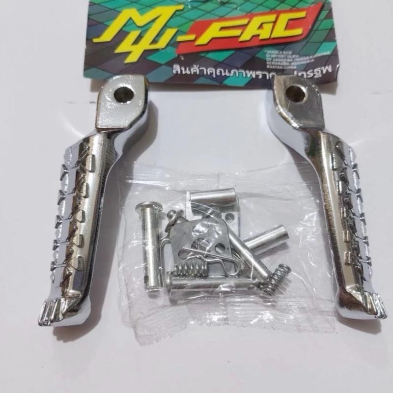 PROMO FOOTSTEP MUFAC CHROME MU-FAC STEP BELAKANG MATIC MATIC - Shop ...