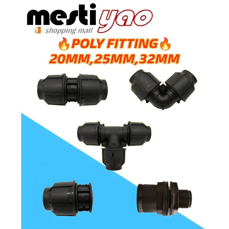 K'Brand HDPE Poly Paip fitting /Poly Pipe Fitting/Socket/Elbow/Tee/FTA ...