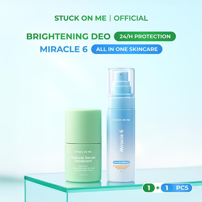 Stuck On Me - Paket Bundle Natural Serum Deodorant Antiperspirant dan ...