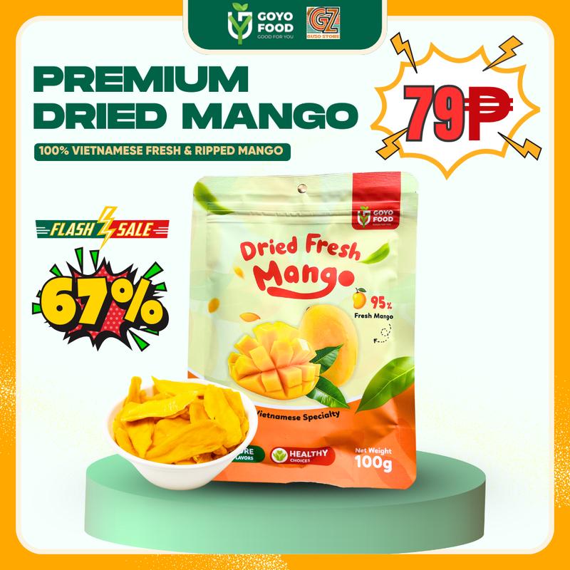 [FREE GIFTS] GOYO Dried Mango 100g Original and Chili&Salt Flavor ...