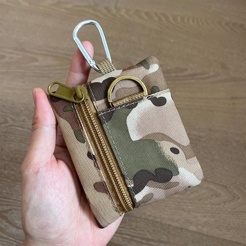 Tactical Wallet EDC Molle Pouch Key Card Case Sports Coin Purse ...
