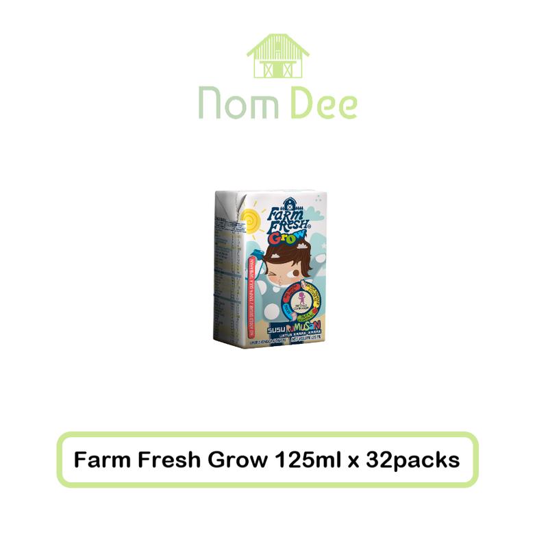 Farm Fresh Grow UHT Formulated Milk 125ml x 32packs - TikTok Shop Malaysia