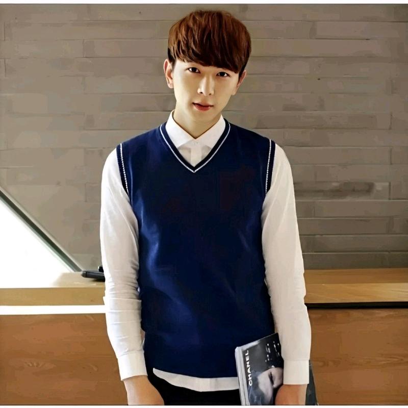 Rompi Polos Pria Dewasa Top Putih Cowok/Cewek | Vest Knit Basic - Shop ...