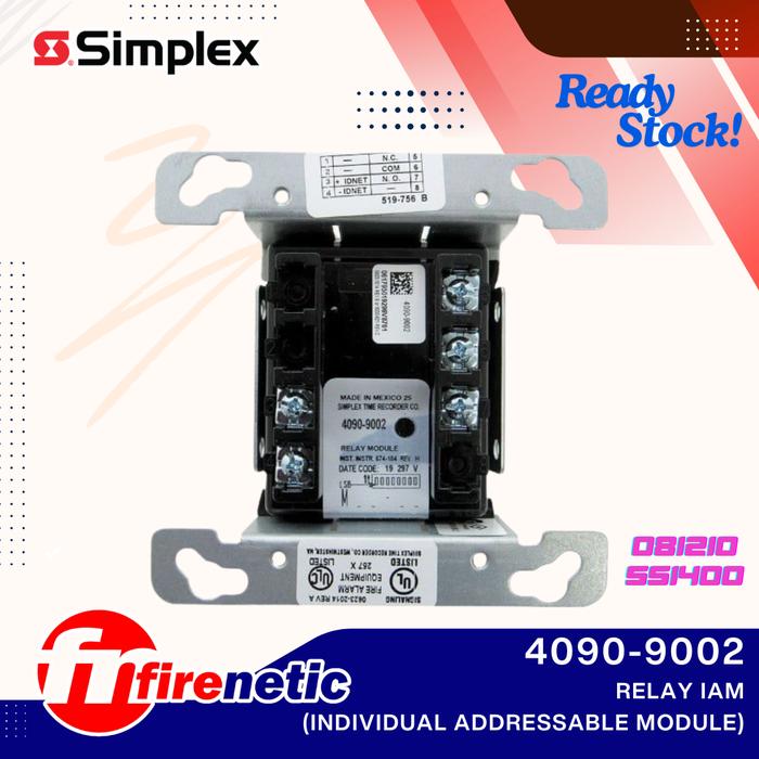 Jual Simplex 4090-9002 Relay Individual Address Module Fire Alarm ...