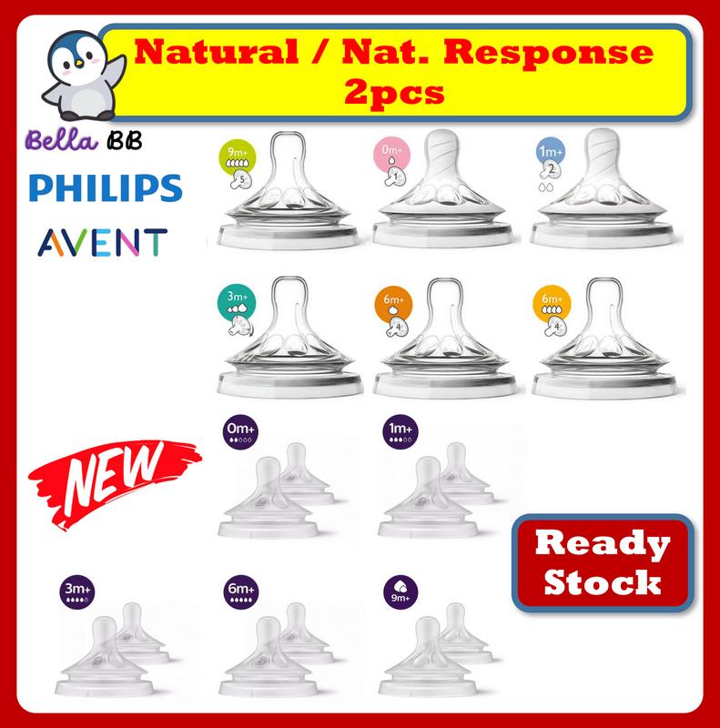 Original Philips Avent Natural / Natural Response Teats Newborn ...