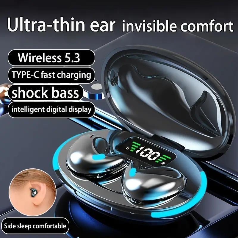 Sleeping Earbuds Wireless Mini Headphones For Work TWS Bluetooth ...