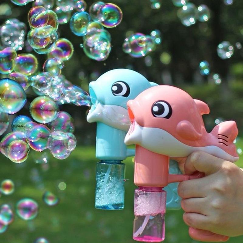 Fully Automatic Dolphin Bubble Gun For Children - TikTok Shop Philippines