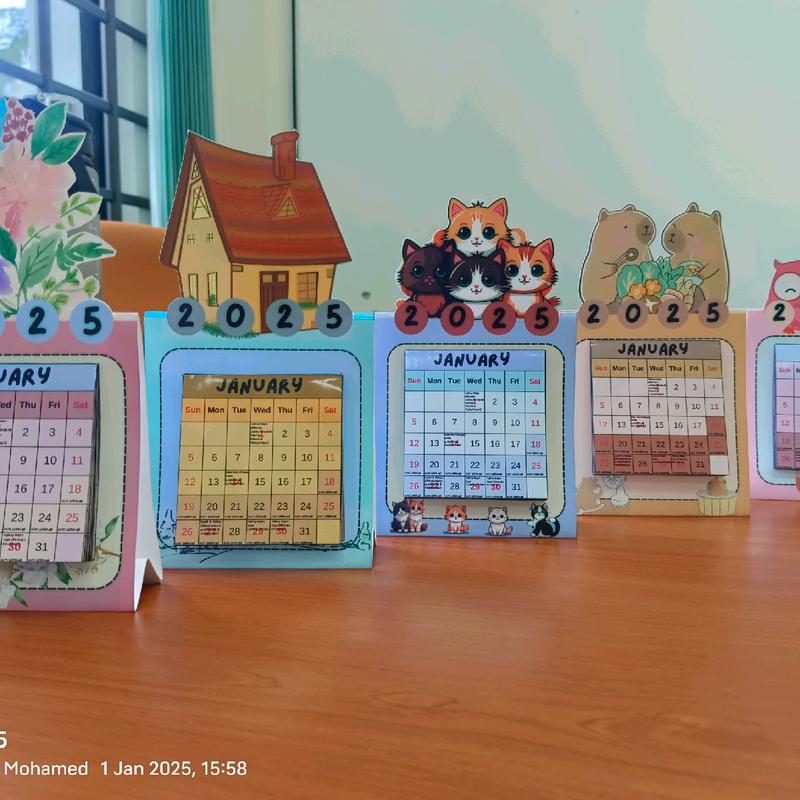 Mini Calendar/Kalendar Mini - TikTok Shop Malaysia
