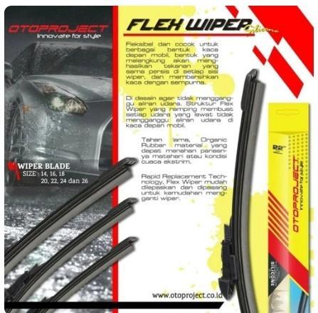 Otoproject - WIPER MOBIL FLEX OTOPROJECT - Size 20 - Shop | Tokopedia
