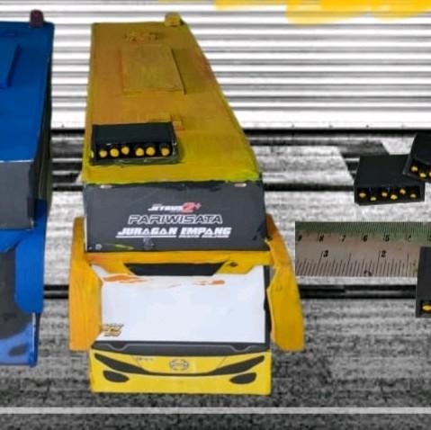 Corong atas CORTAS miniatur Bus Basuri Tidak Bunyi mobil mainam - Shop ...