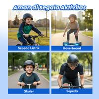Promo Helm Sepeda Skuter Motor Retro Vintage Half Face dengan Visor ...