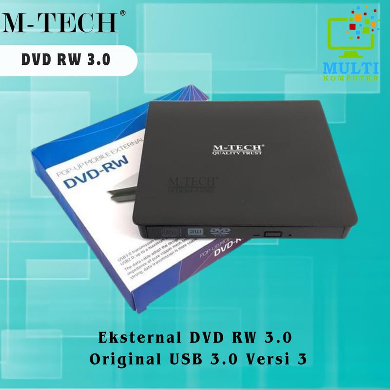 DVD RW External USB 3.0 MTECH Laptop - Shop | Tokopedia