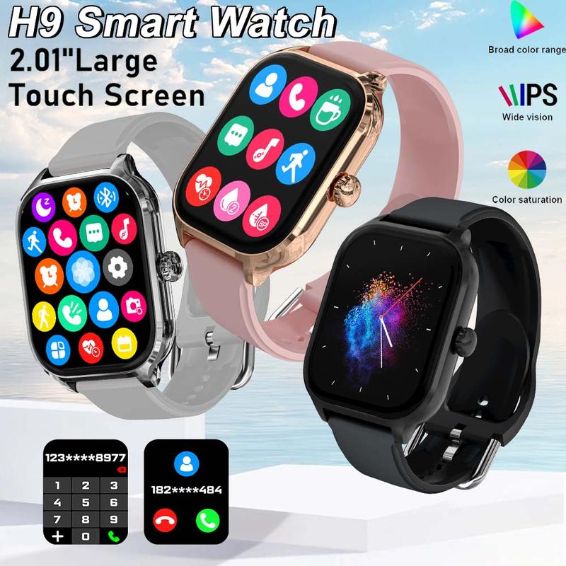 Nova H9 Smart Watch 2024 Full Touch Color Screen Fitness Tracker ...