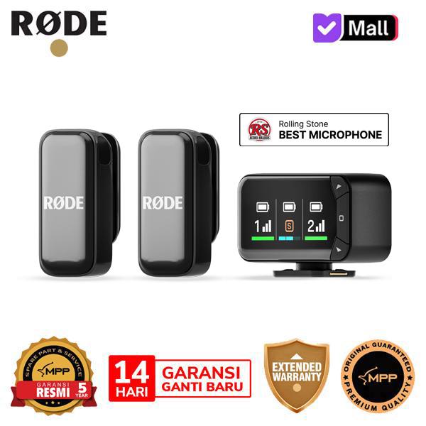 Promo Microphone Rode Wireless Micro Camera Kit Ultra-Compact Wireless Microphone For Cameras ...