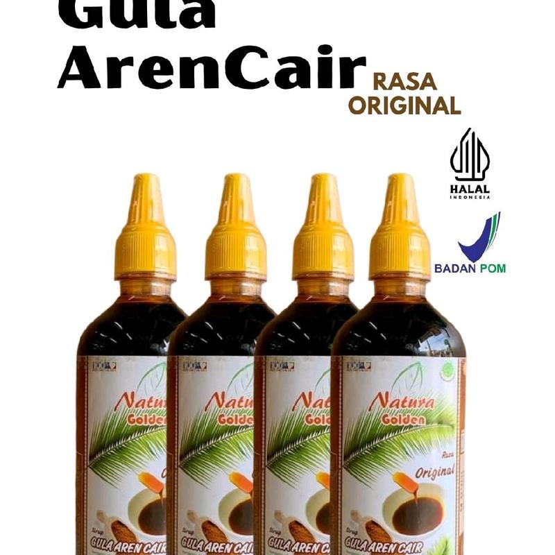 Nature Golden Gula Aren Cair 500 ml Liquid Palm Sugar Rasa Original ...