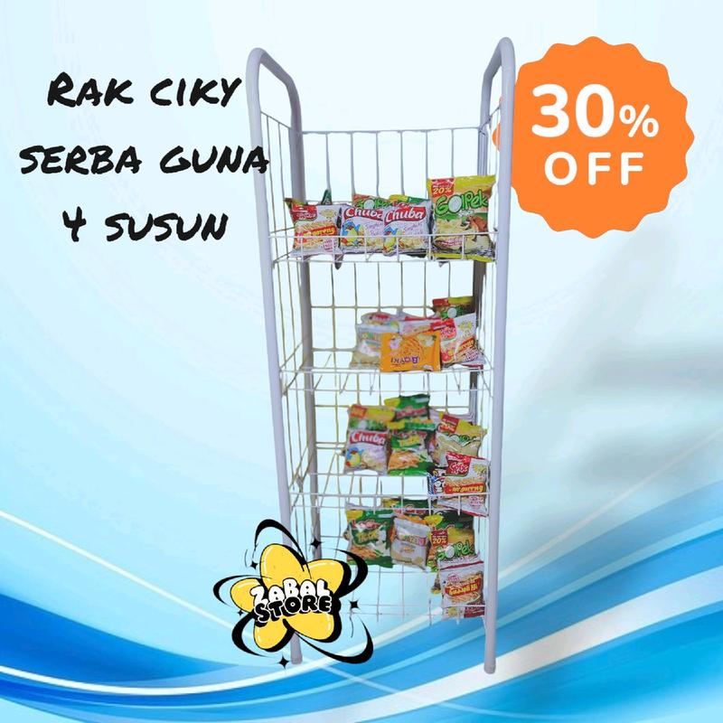 Rak Chiki Serbaguna Model 4 Susun Mahameru Warna- Snack - Shop | Tokopedia