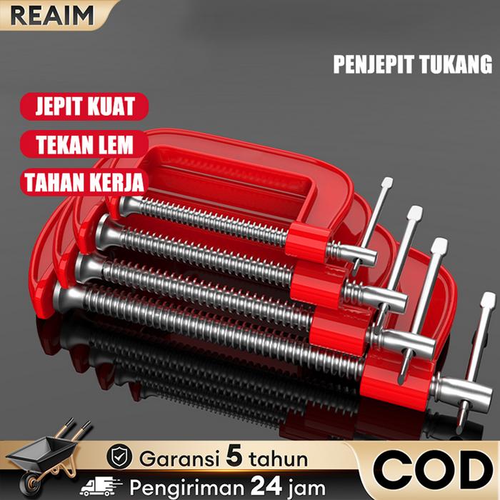 Promo REAIM Klem Kayu Industri Tipe G & C - Pengencang Khusus untuk ...