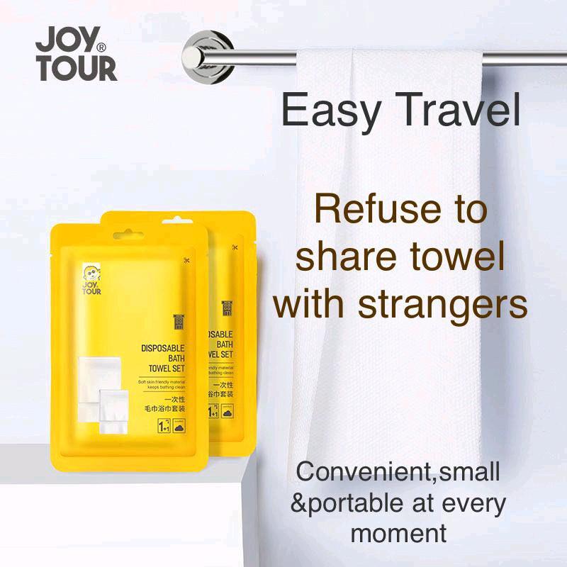 JOY TOUR Disposable Bath Towel/Face Towel/Towel Set Travel Towel ...