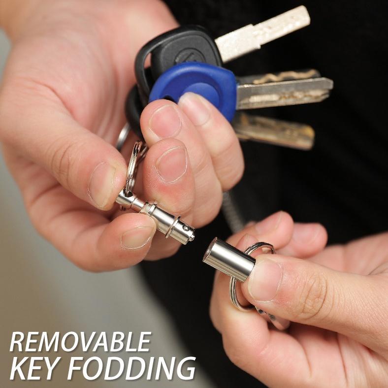 Detachable Key Chain Ring EDC Removable Double-head Quick Release ...