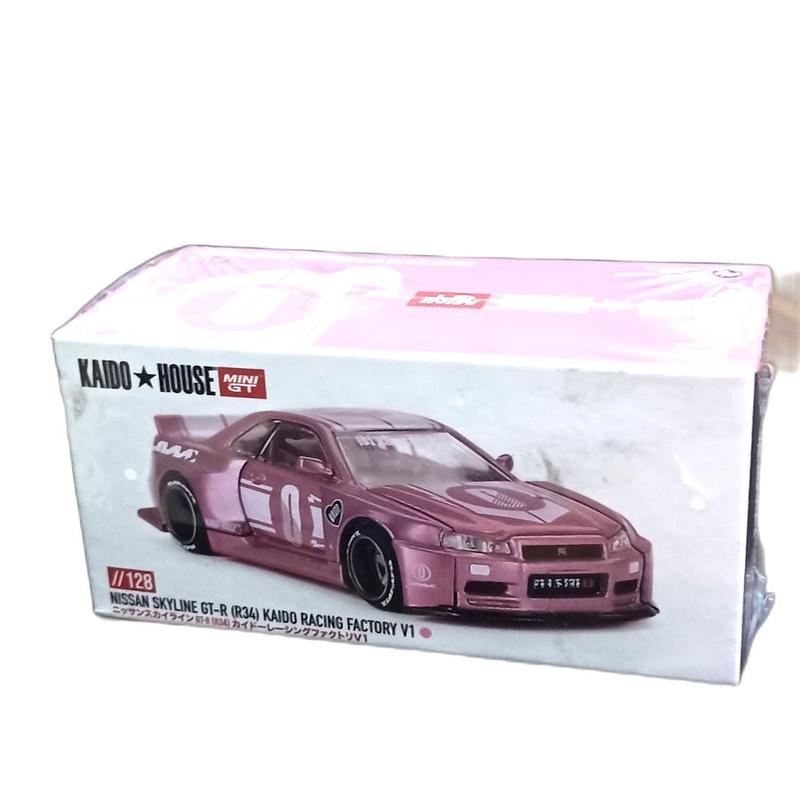 KAIDO MINIGT NISSAN SKYLINE GT-R (R34) PINK (SEGEL) - Shop | Tokopedia