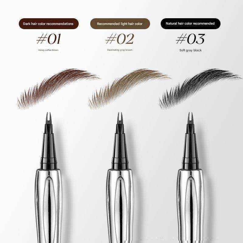 RUW Pensil Alis 2 Titik Tahan Air & Tahan Lama 2 Prong Nibs Warna Honey ...