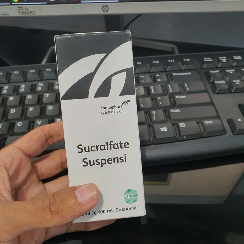 SUPLEMEN KESEHATAN LAMBUNG SUCRALFATE SUSPENSI COMBIPHAR - Shop | Tokopedia