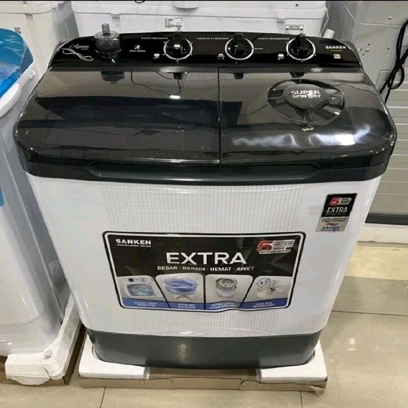 (EXCLUSIVE LIVE) M3sin CUc1 2 Tabung Kapasitas 8 Kg Transparan TW 8900 ...