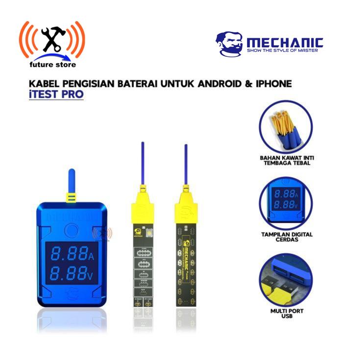 Promo Mechanic iTest Pro Kabel Aktivasi Baterai Digital Display Android ...