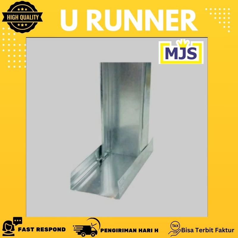 U Runner ukuran 3 meter Besi Rangka Galvanis Baja Ringan - Shop | Tokopedia