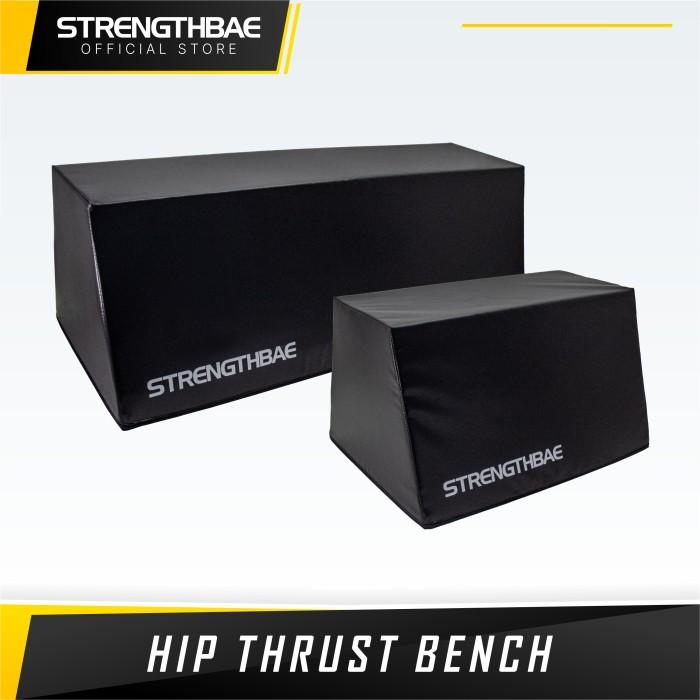Jual Hip Thrust Bench STRENGTHBAE Glute Box Cushion Platform Booty Pad ...