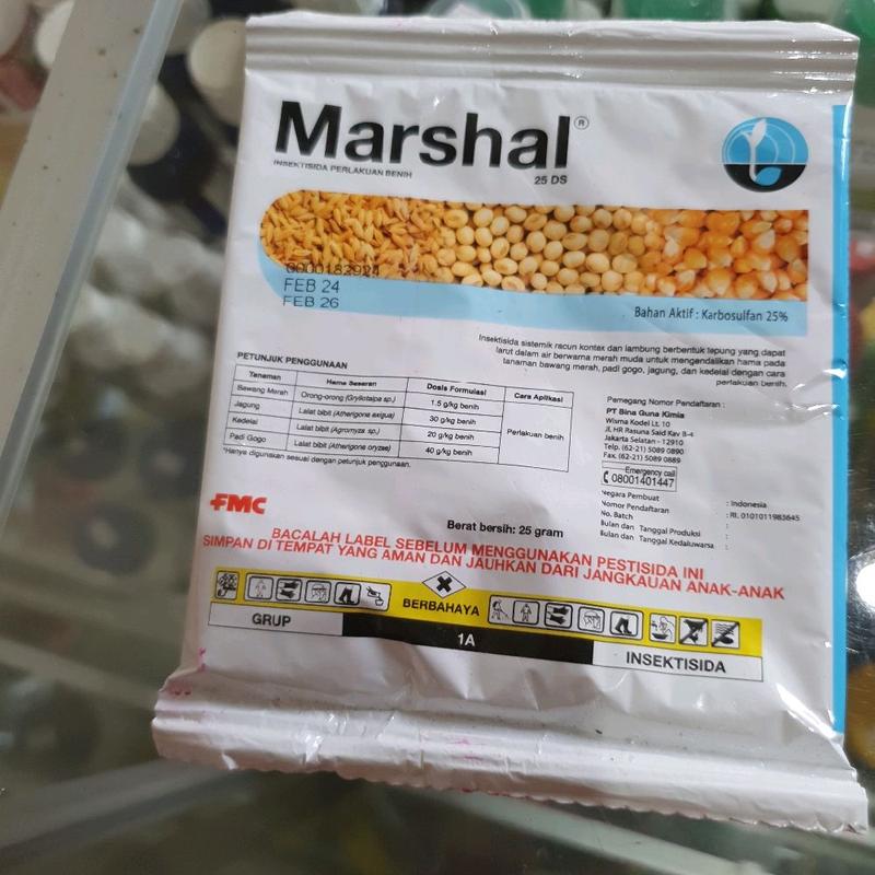 Marshal 25 DS _ Insektisida perlakuan benih - Shop | Tokopedia
