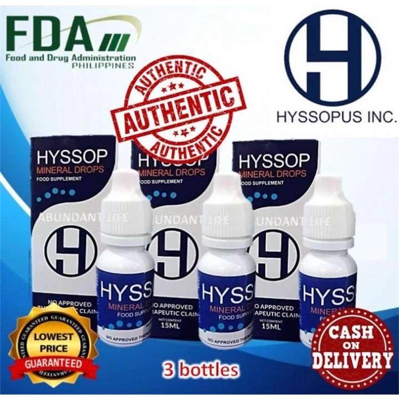 ( SET OF 3 ) Hyssop Concentrated Mineral Drops - 15ml - TikTok Shop Philippines