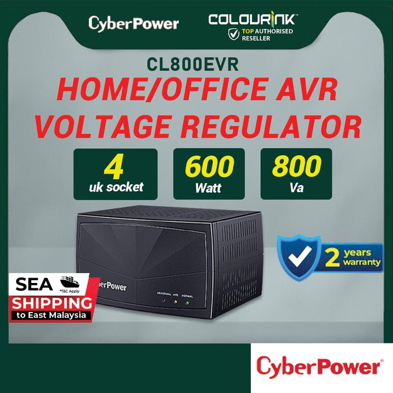 Cyberpower CL800EVR 800VA AVR Automatic Voltage Regulator Power ...
