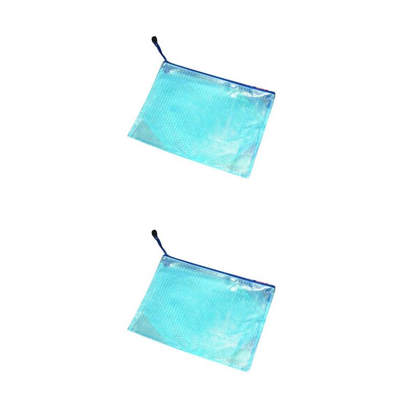 2 Set of A3/A4/A5/A6/B4/B5/B6 Gridding Waterproof Zip Bag Thin - TikTok ...
